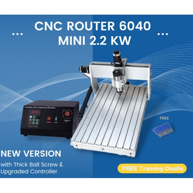 Jual Zaiku CNC Router 6040 Mini Mesin CNC PCB Milling with 2.2 KW ...