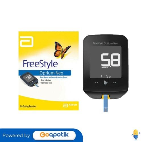 Jual Freestyle Optium Neo Blood Glucose And Ketone Monitoring System ...