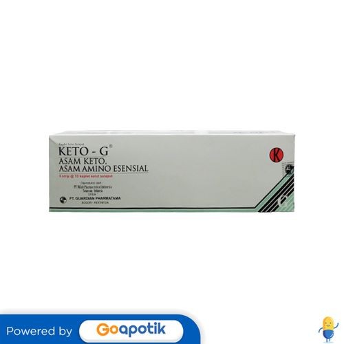 Jual Keto-G Box Isi 50 Kaplet Salut Selaput | Shopee Indonesia