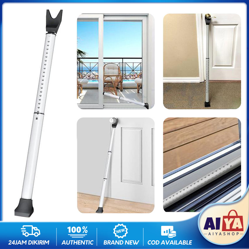Jual Braket Bracket Pintu Door Lock Brace Retractable Travel Hotel Dorm ...