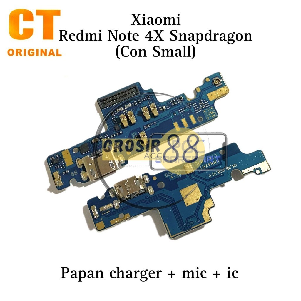 Jual Original Ada IC - Papan PCB Charger + Mic Xiaomi Redmi Note 4X ...