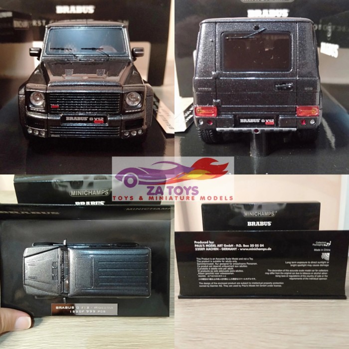 Jual KMS99 Diecast Mercedes Benz G-Class Brabus V12 Widestar Grey by ...