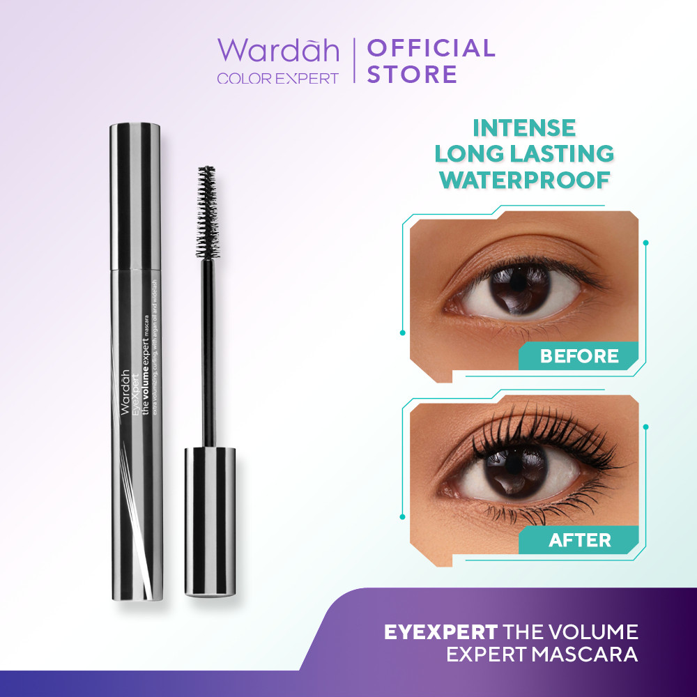 Jual Wardah EyeXpert The Volume Expert Mascara - Mascara Waterproof ...
