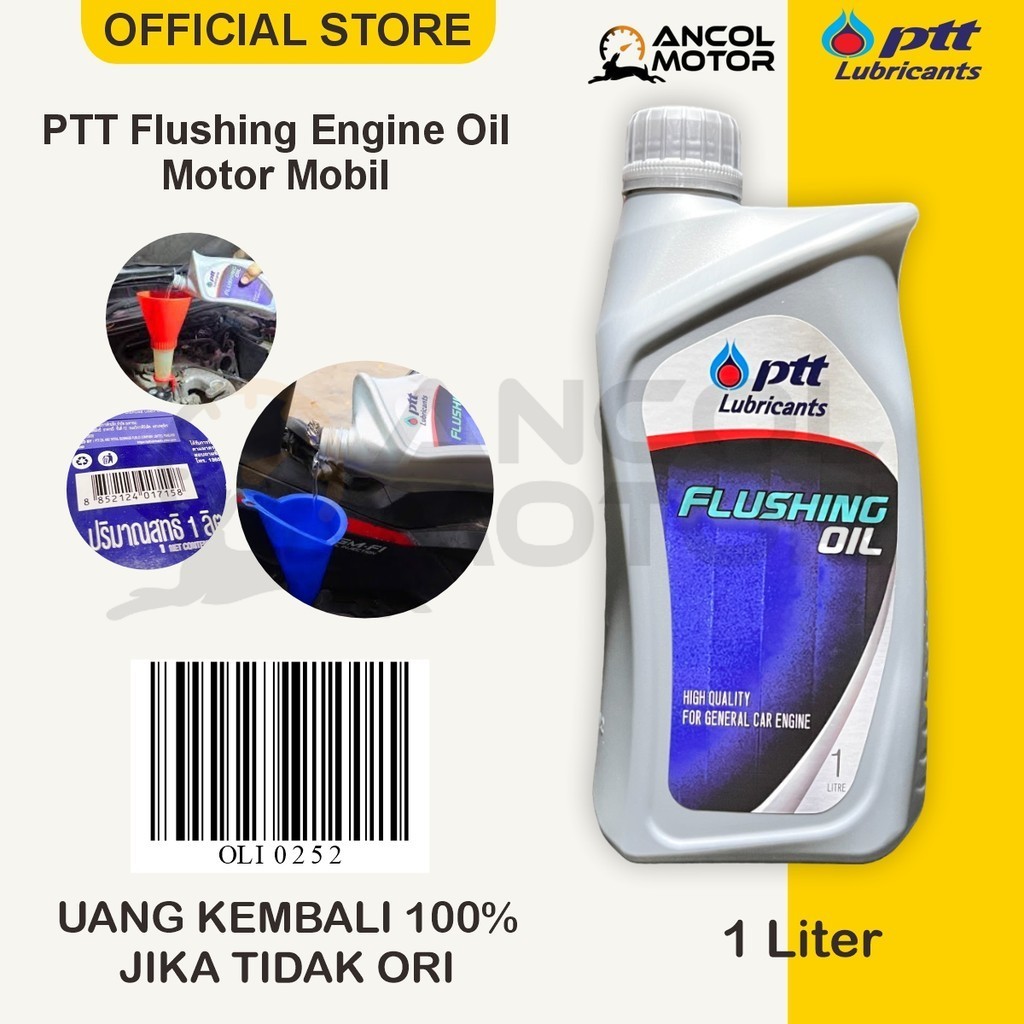 Jual Oli PTT Lubricants Flushing 1L Engine Flush Oil Pembersih Mesin ...
