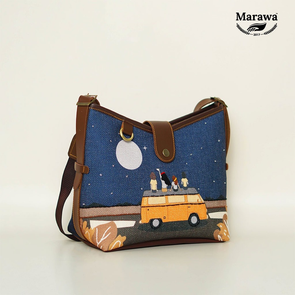 Jual MARAWA Tsuna - Tabi Tas Selempang Totebag Sedang Etnik Wanita ...
