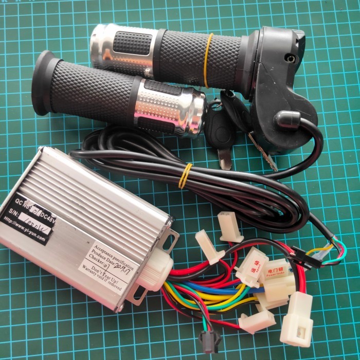 Jual paket controller brused brushed 48v 1000w sepeda motor listrik ...