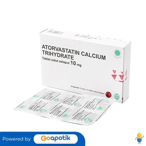 Jual Atorvastatin Ogb Dexa Medica 10 Mg Box 30 Tablet | Shopee Indonesia