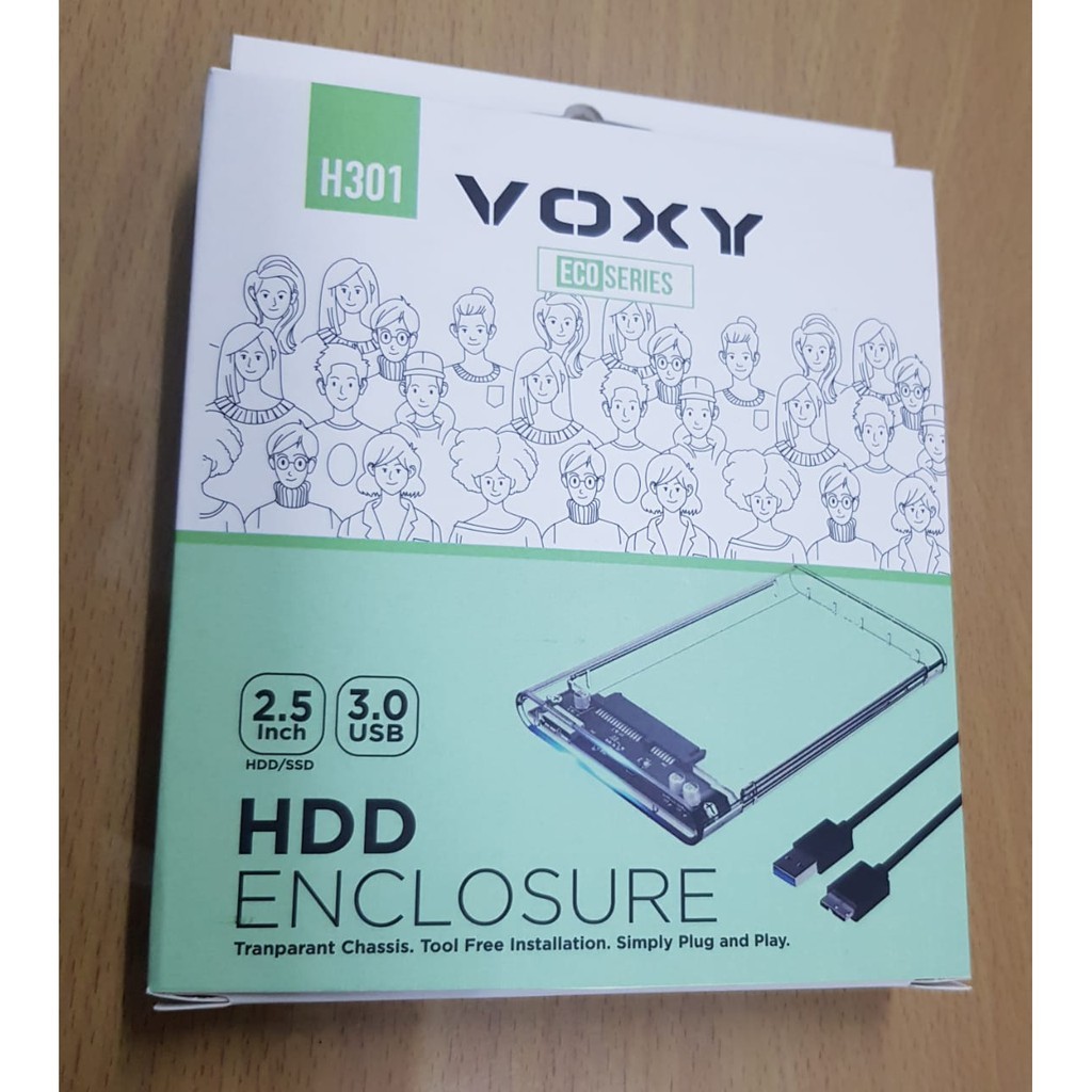 Jual CASE HARD DISK LAPTOP 2.5 VOXY H301 HDD ENCLOSURE USB 3.0 | Shopee Indonesia