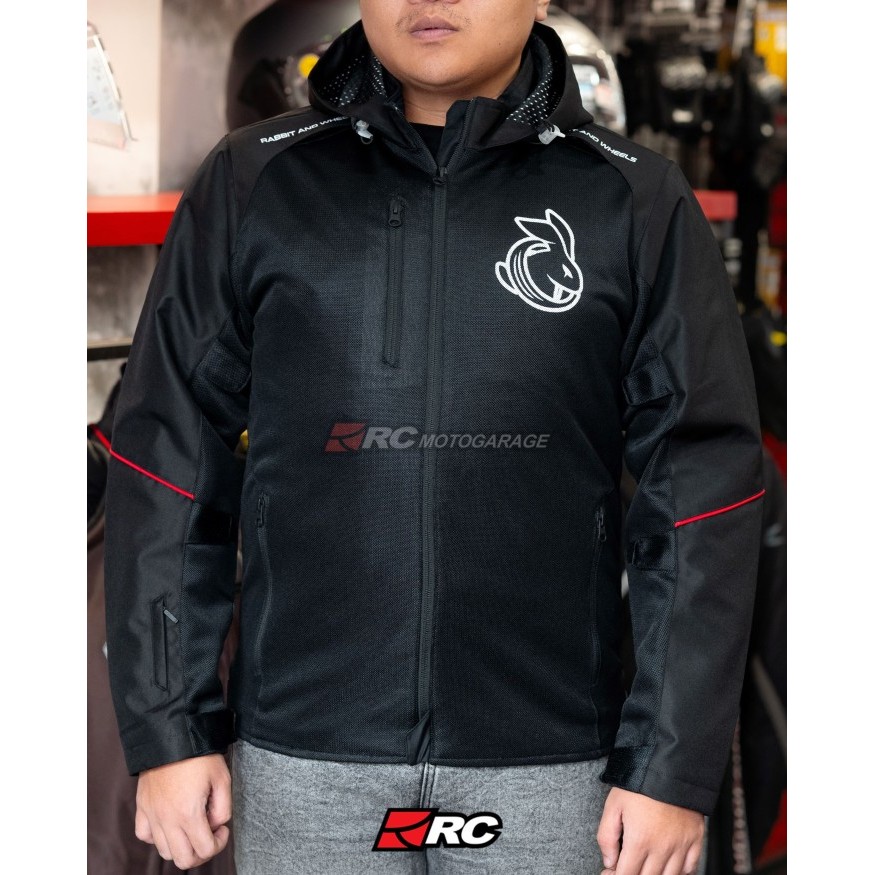 Jual Jaket Motor - Rabbit and Wheels Patron Tex Black Original | Shopee ...