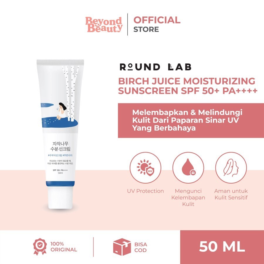 Jual Round Lab Sunscreen 50ML /Round Lab - Round Lab Birch Juice ...