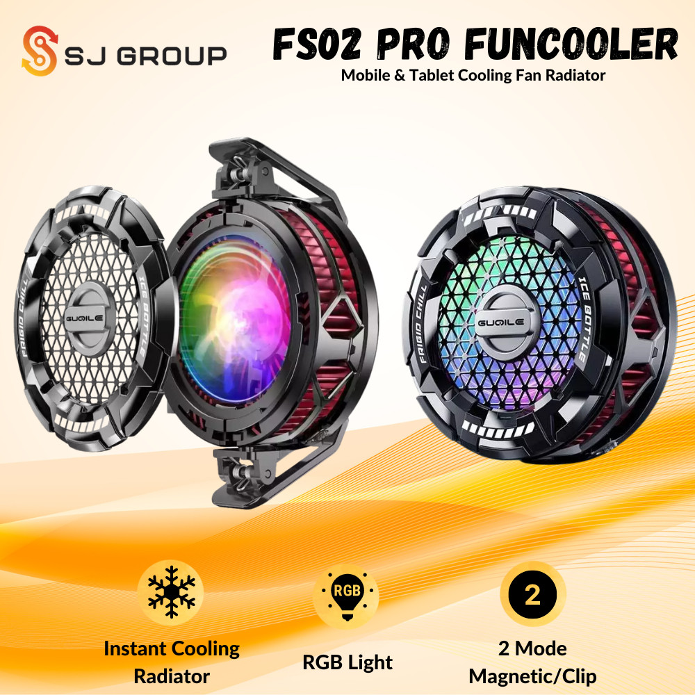 Jual FS02 Pro Funcooler Mobile Fan Cooler Radiator Pendingin HP Cooling Fan Gaming Peltier Clip ...