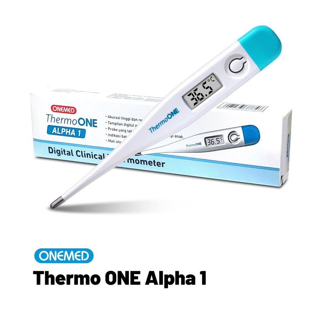 Jual Thermometer ThermoOne Alpha 1A OneMed OC | Shopee Indonesia