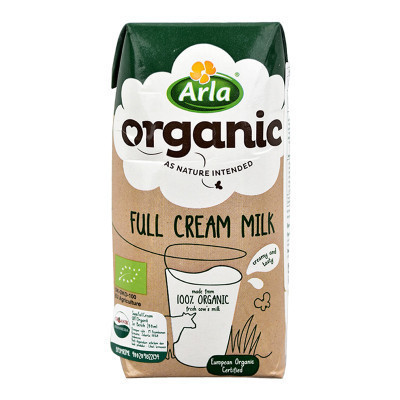 Jual Arla Organic Full Cream UHT Milk 200 gr | Shopee Indonesia