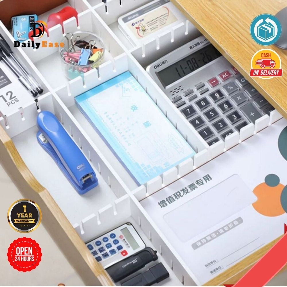 Jual DailyEase - Sekat Pembagi Laci Alat Makan Organizer Alat Tulis Kantor Jualan Skincare Bisa ...