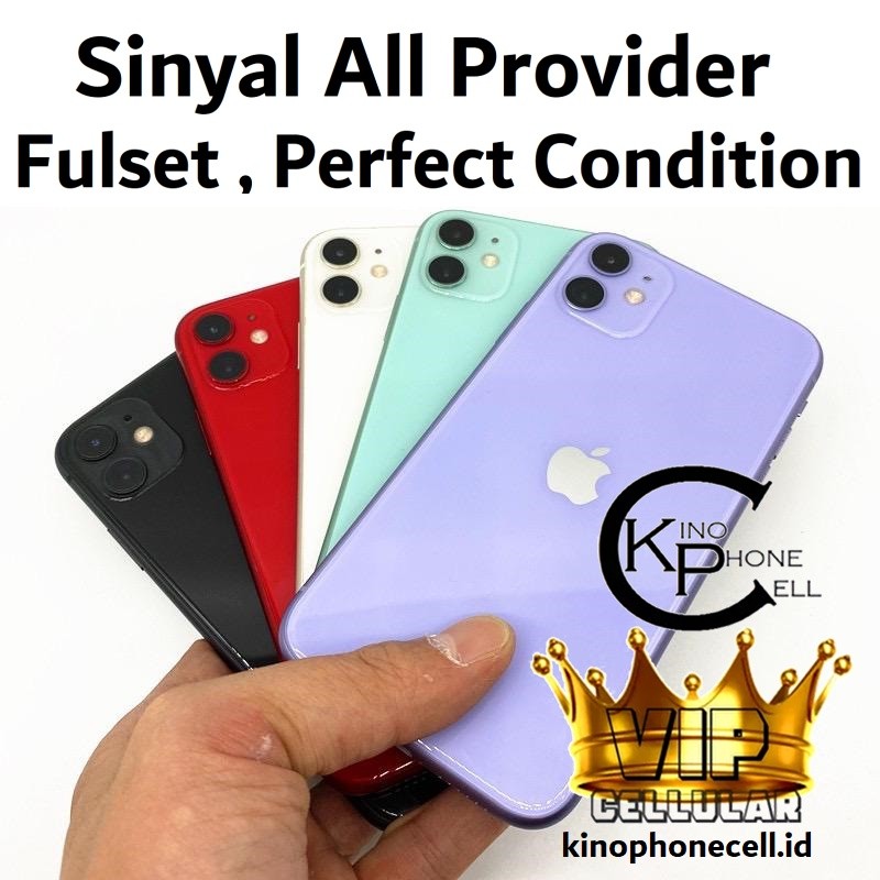 Jual iphone 11 256GB/128GB/64GB Second BEKAS ORIGINAL 100% | MULUS NORMAL FULLSET Kondisi ...