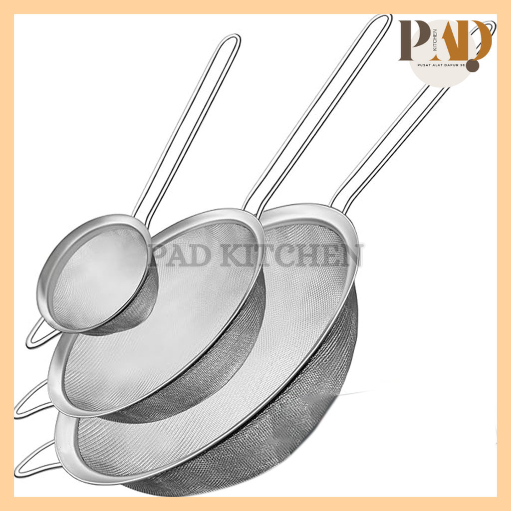 Jual SARINGAN SERBAGUNA SARINGAN STAINLESS TEH TEPUNG SARINGAN TEPUNG ...