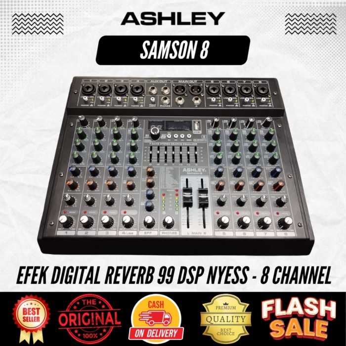 Jual Mixer 8 Channel Samson 8 Original Produk Asli | Shopee Indonesia