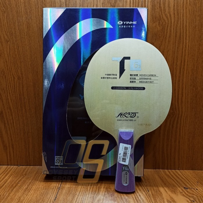 Jual Kayu Pingpong Yinhe T6S CARBON (100% ORIGINAL) | Shopee Indonesia