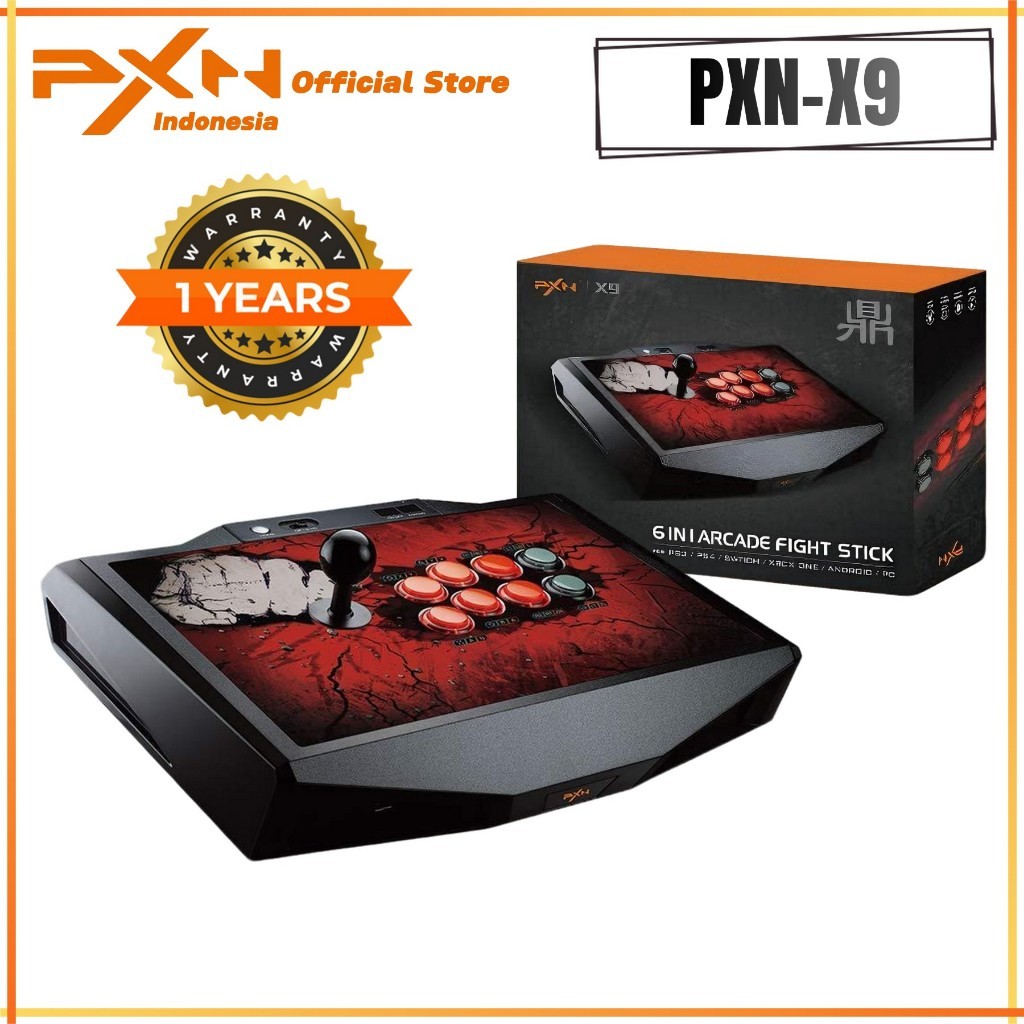 Jual PXN X9 Fight Street Fighter Arcade Stick Game Fighting Joystick ...