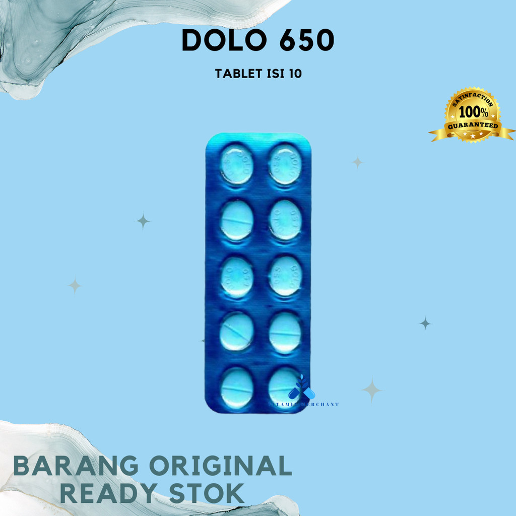 Jual DOLO 650 Tablet 10's termurah - w&w | Shopee Indonesia