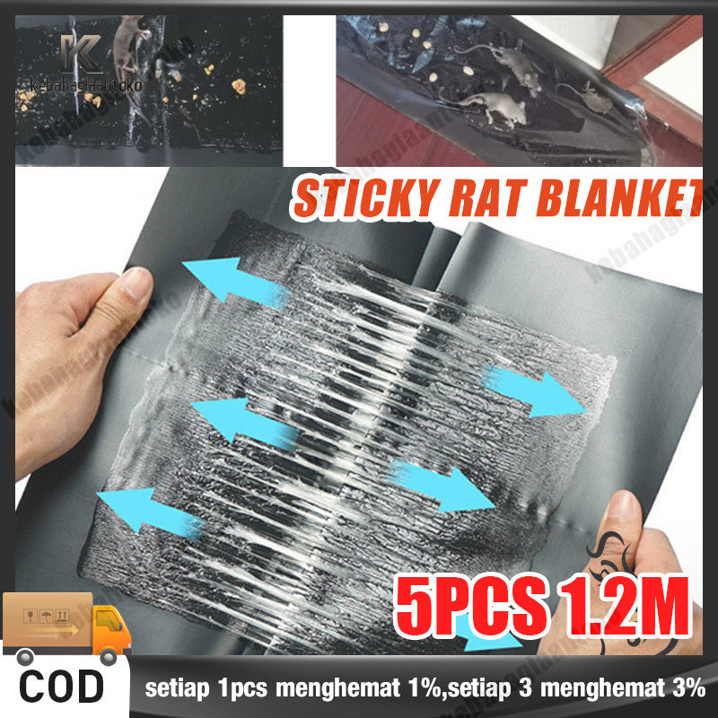 Jual 5PCS 1.2M Lem Perangkap Tikus Papan Besar Lengket Tikus Jebakan ...