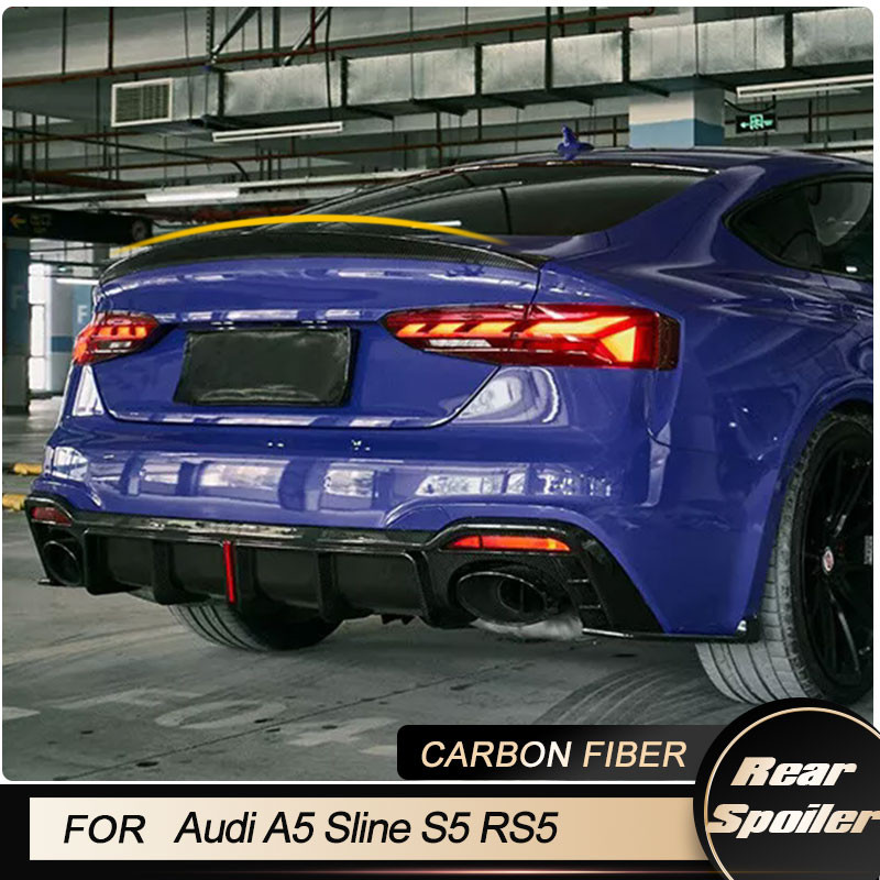 Jual Car Rear Trunk Spoiler Wings for Audi A5 Sline S5 RS5 Coupe 2-Door ...