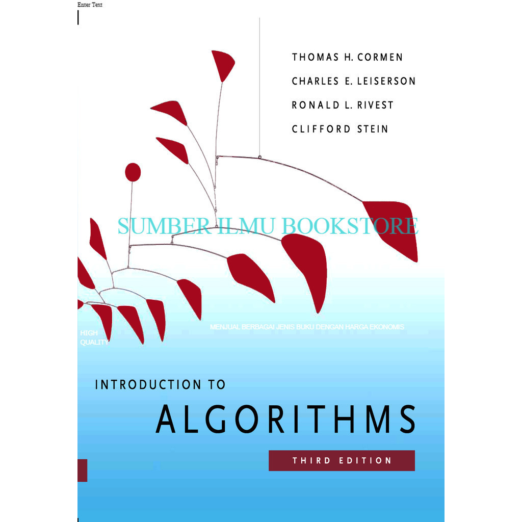 Jual Buku Cetak Introduction to Algorithms, Third Edition Thomas H. Cormen edition 3 | Shopee ...