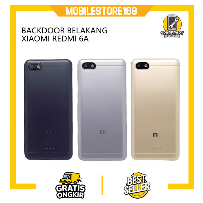 Jual BACKDOOR/ BACK CASING /HOUSING XIAOMI REDMI 6A PENUTUP BATERAI ...