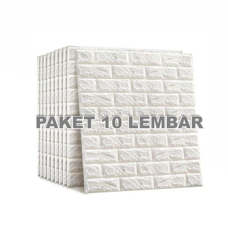 Jual Wallpaper Dinding Bata Foam 3D 70x38xm Tebal 0.7mm | Shopee Indonesia
