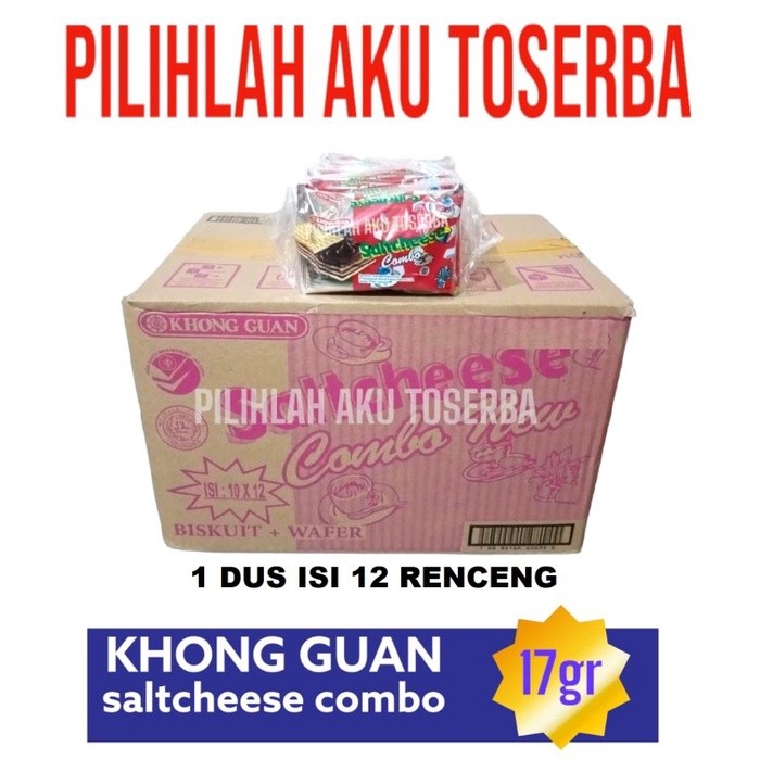 Jual Biskuit Khong Guan SALTCHEESE COMBO RENCENG - ( HARGA 1 DUS ...