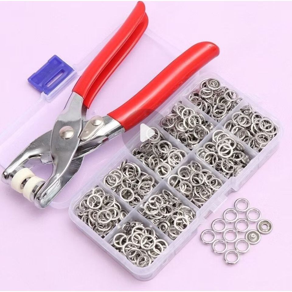 Jual TSB Tang 1 SET Kancing Tang Alat Pasang Press Kancing Jepret Cetet ...