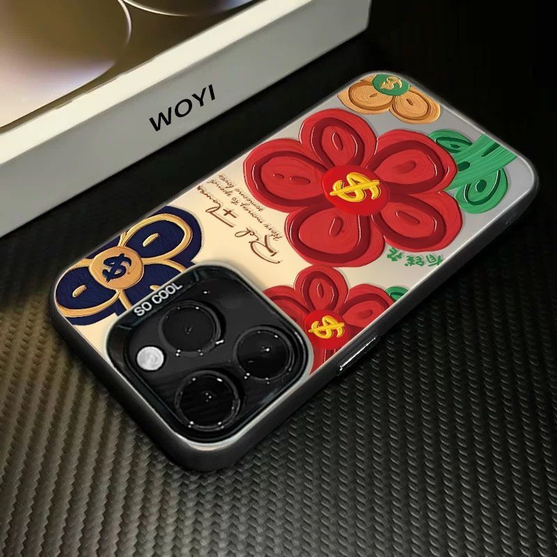 Jual Casing iPhone 16 pro max 15 Bunga merah untuk case hp iPhone XR XS ...