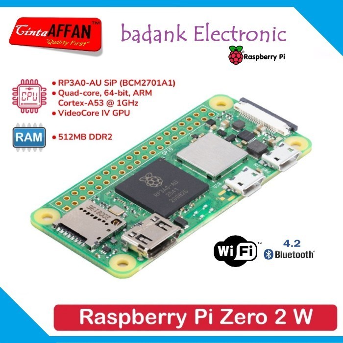 Jual DS99 Raspberry Pi Zero 2 W Board - with RP3A0 Processor | Shopee ...