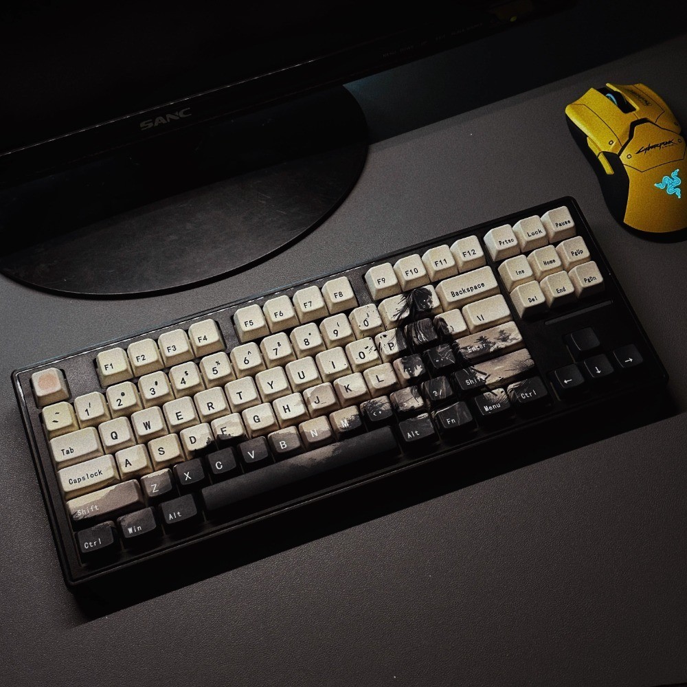 Jual Samurai Theme Keycap Set 130key PBT Custom Premium Gradient ...