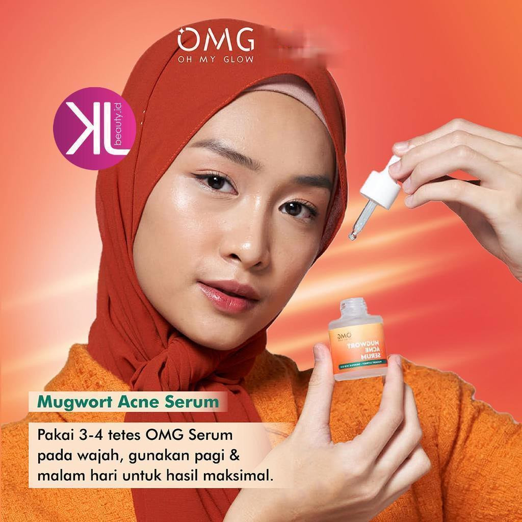 Jual OMG OH MY GLOW Mugwort Acne Serum 20 ml | Shopee Indonesia