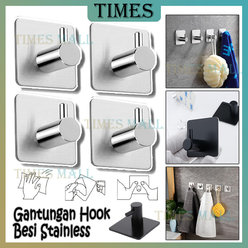 Jual Besi Premium Gantungan Stainless Hook Besi/Gantungan Baju ...