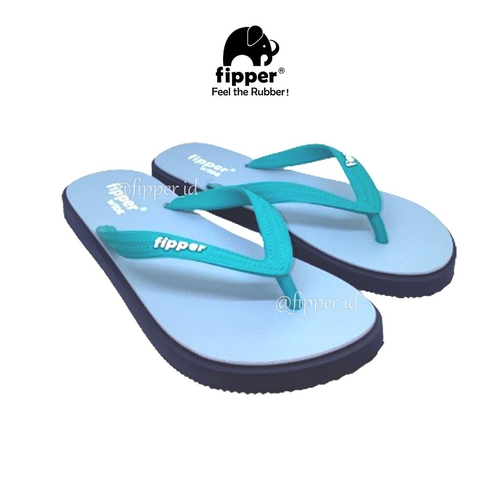 Jual Fipper - Wide Blue Echo / Navy / Turquoise | Shopee Indonesia