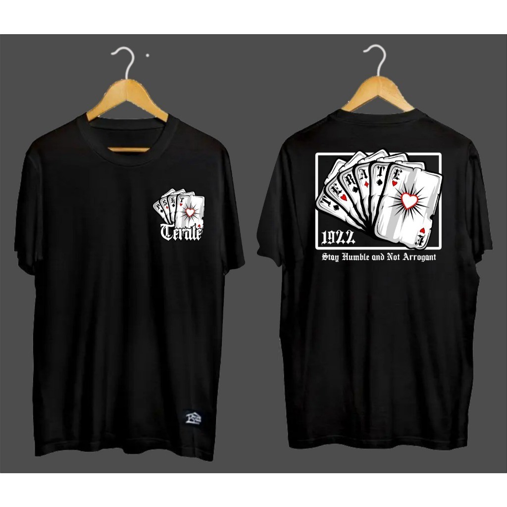 Jual KAOS PSHT TERBARU KAOS TERATE KEKINIAN KAOS PSHT KARTU AS BISA COD ...