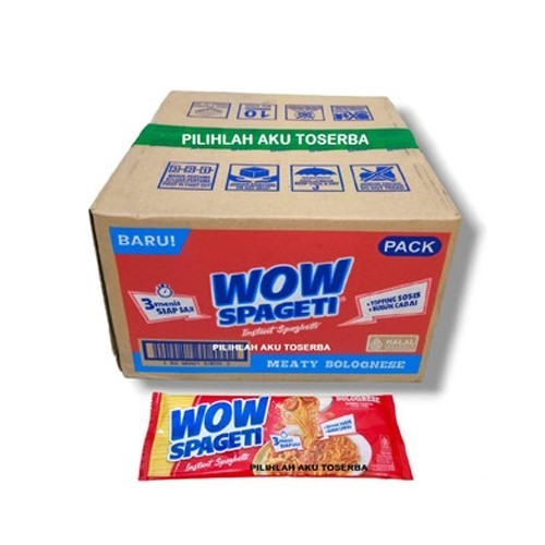 Jual [1 DUS] MIE WOW SPAGHETI SPAGHETTI BOLOGNESE / CARBONARA - MI WOW ...