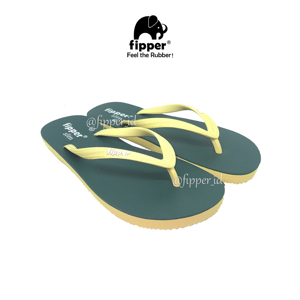 Jual Fipper - Slim Green Zuccini / Khakis | Shopee Indonesia