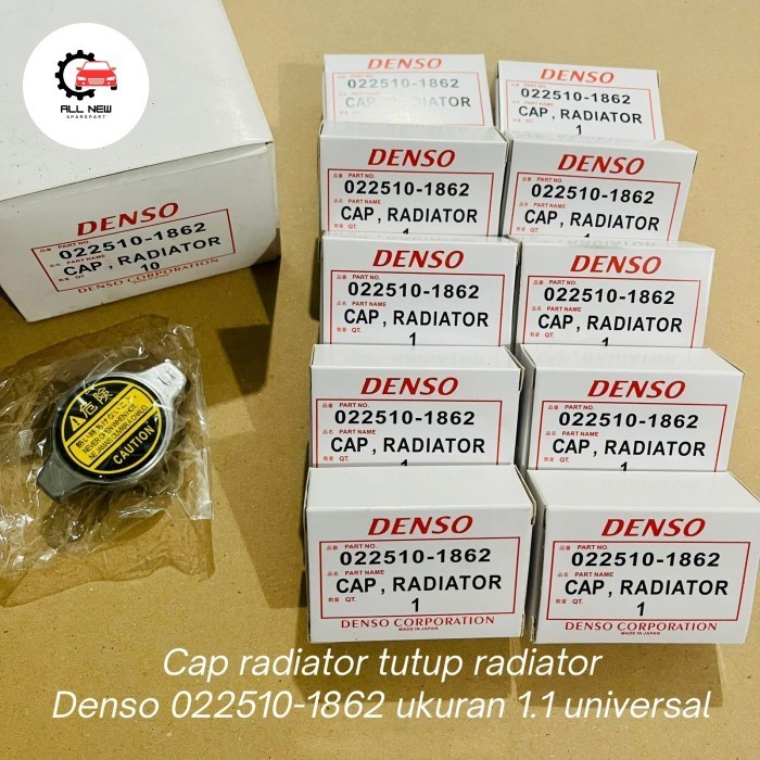 Jual Tutup radiator universal cap radiator denso ukuran 1.1 022510-1862 ...