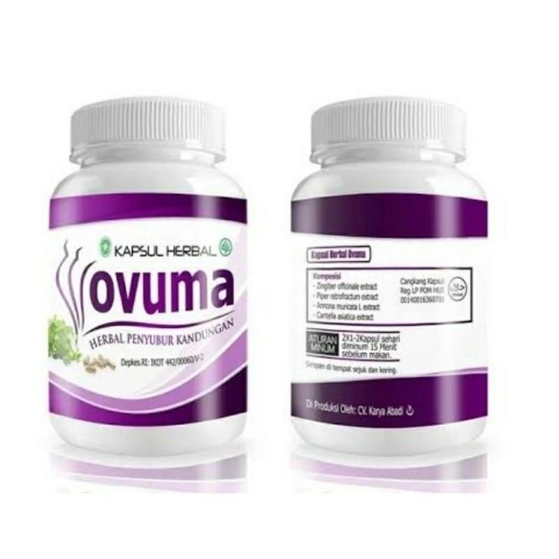 Jual Ovuma Kapsul Penyubur Kandungan Obat Hamil Kapsul Promil Obat ...