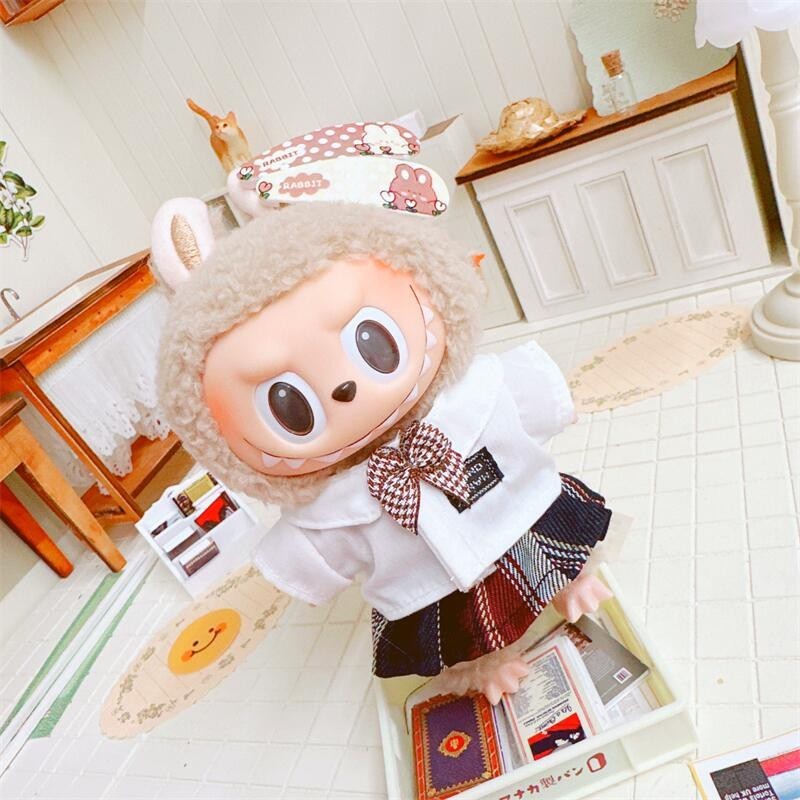 Jual 17CM LABUBU CLOTHES | baju labubu pop mart kostum rajut tweed ...