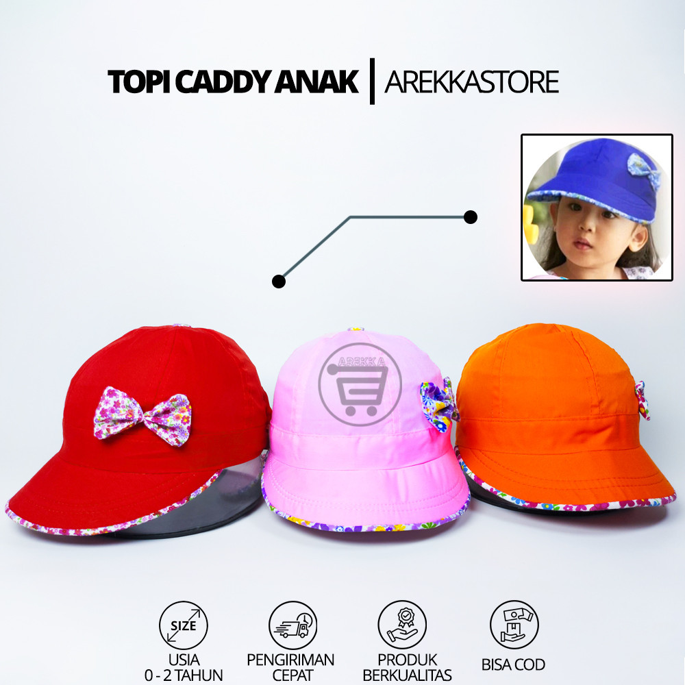 Jual Topi Visor Golf Caddy Anak usia 1 - 3 tahun anti sinar matahari ...