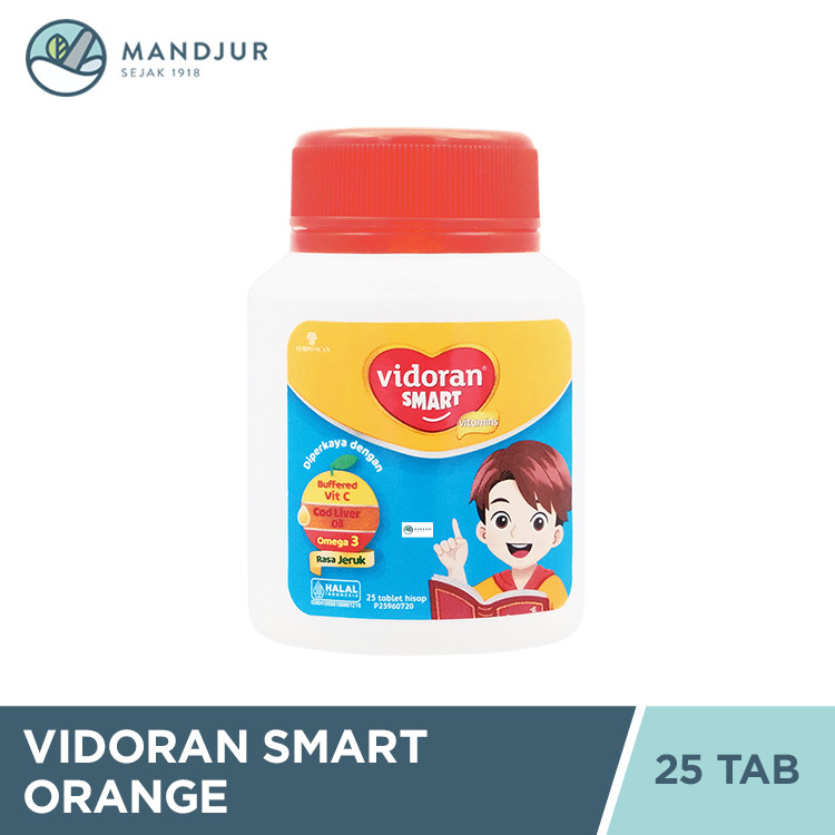 Jual Vidoran Smart Orange 25 Tablet - Tablet Multivitamin dan Daya ...