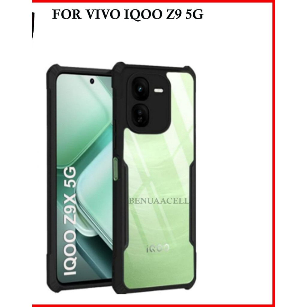 Jual Case Vivo Iqoo Z9 5G / Z9X 5G / X100 Casing Fusion Armor Akrilik ...