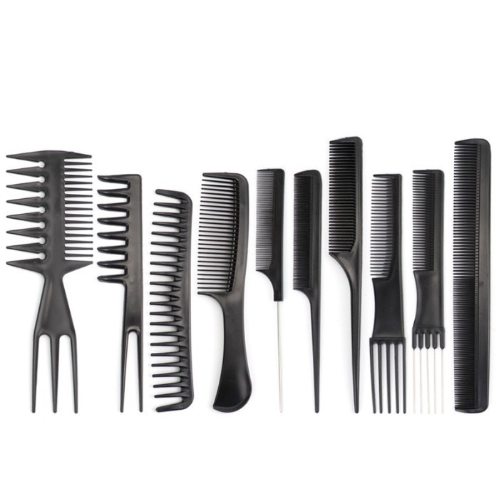 Jual 10pcs Sisir Rambut Salon Hair Comb Perawatan Alat Kecantikan ...