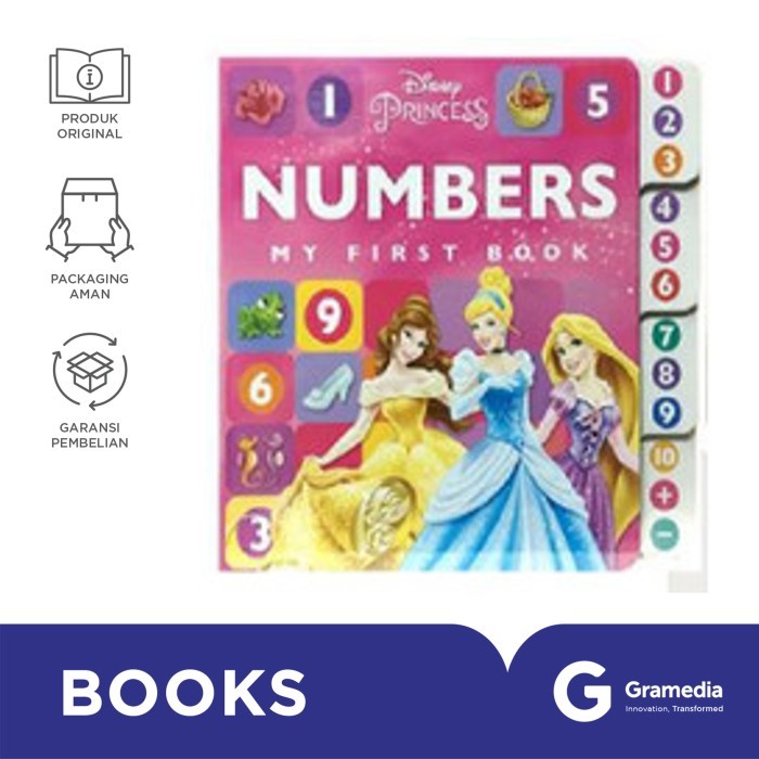 Jual Disney Princess: Numbers My First Book (Bb) | Shopee Indonesia