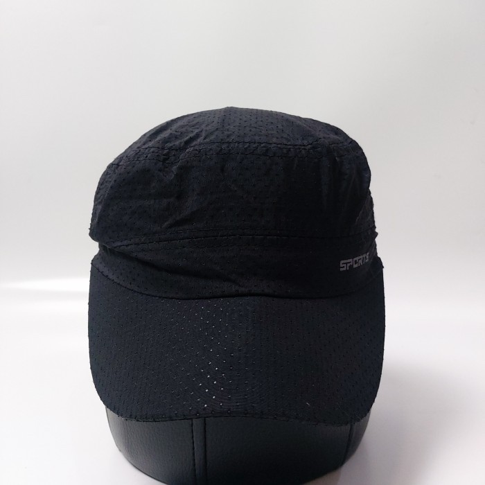 Jual topi komando "sports" simple hitam polos second | Shopee Indonesia