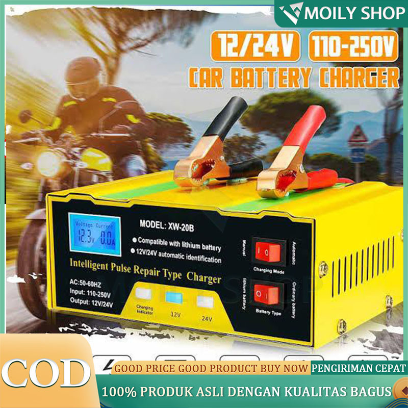 Jual Charger Aki Otomatis Smart Intelligent Auto Repair Mobil Pengisi ...
